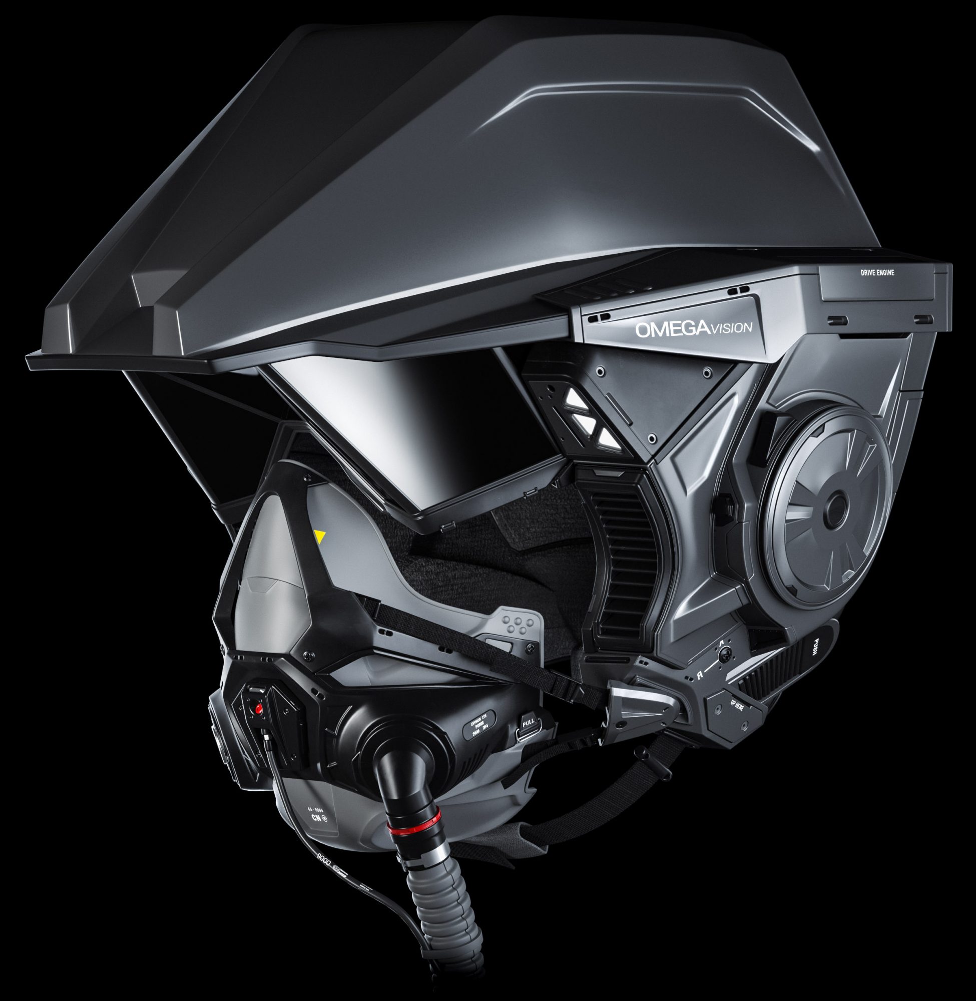 Alexandre Ferra Design - Omega Vision Helmet - Hexodeus