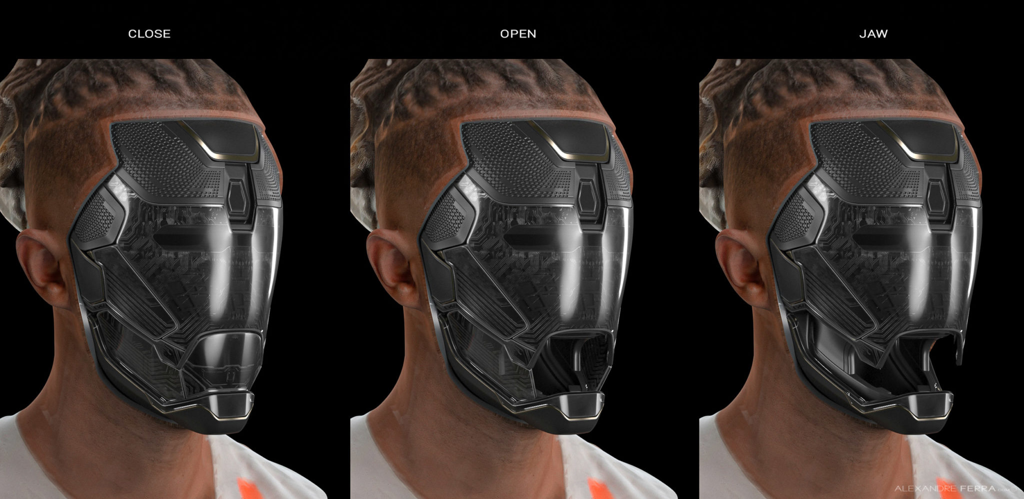 Alexandre Ferra Design - Cyborg Head